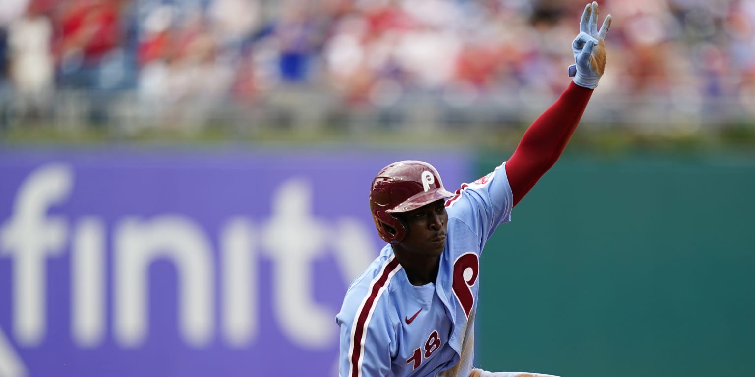 Didi Greorius y Darick Hall elevaron a los Filis ante Nacionales