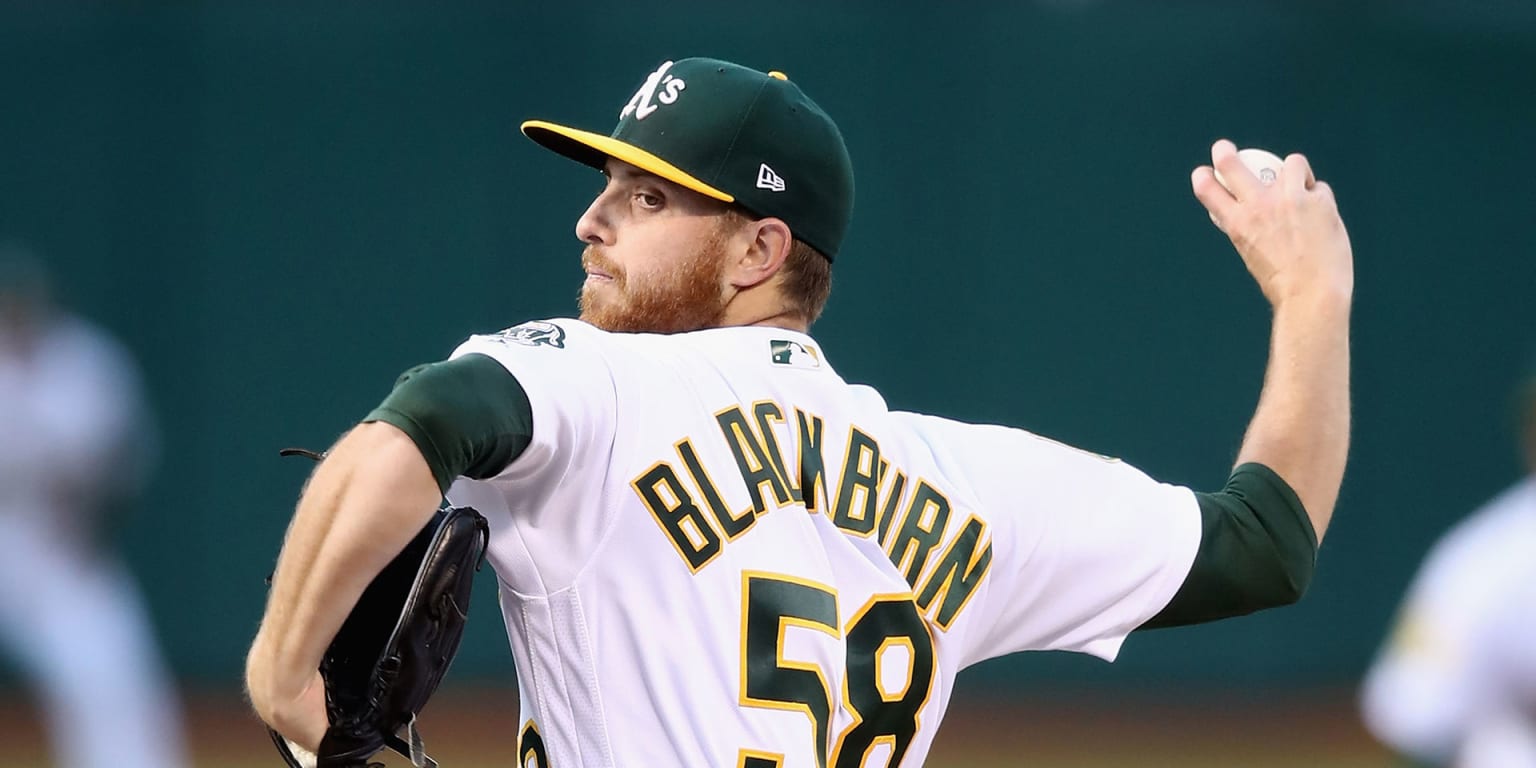 Paul Blackburn leads A's to win in 2018 debut