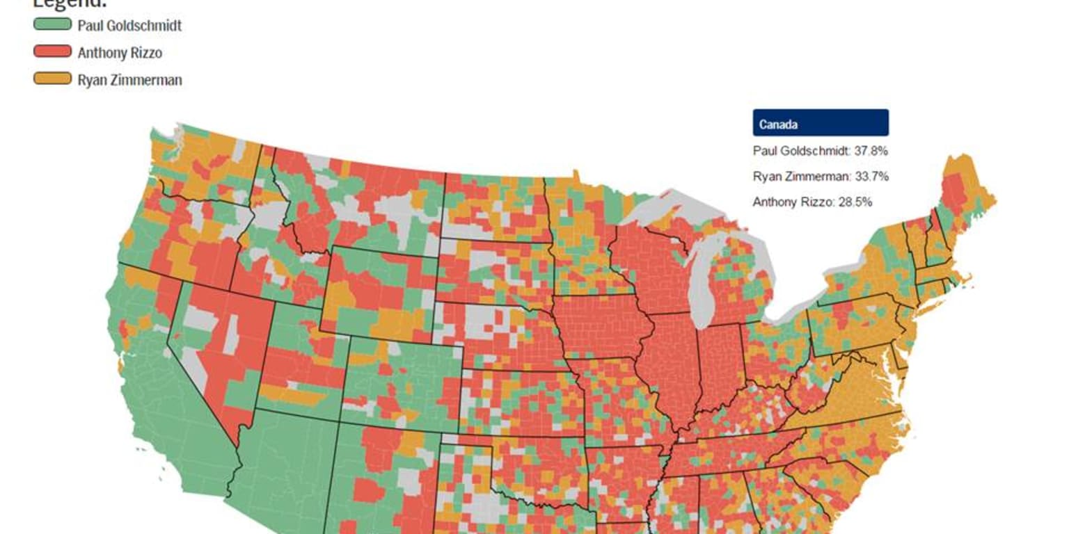 Find out who's getting votes from where with this interactive All-Star ...