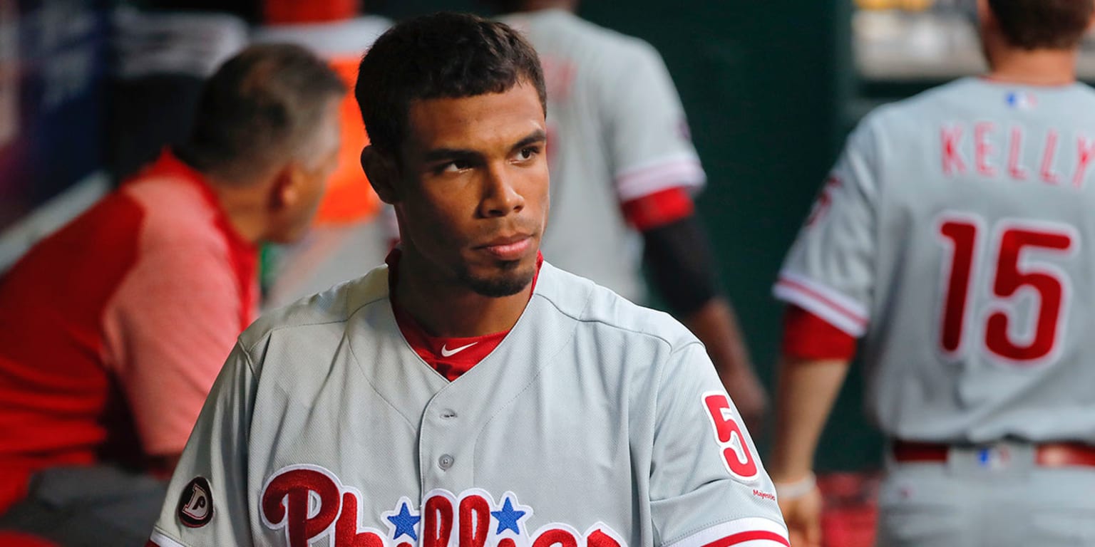 Phillies' Nick Williams gets first MLB hit