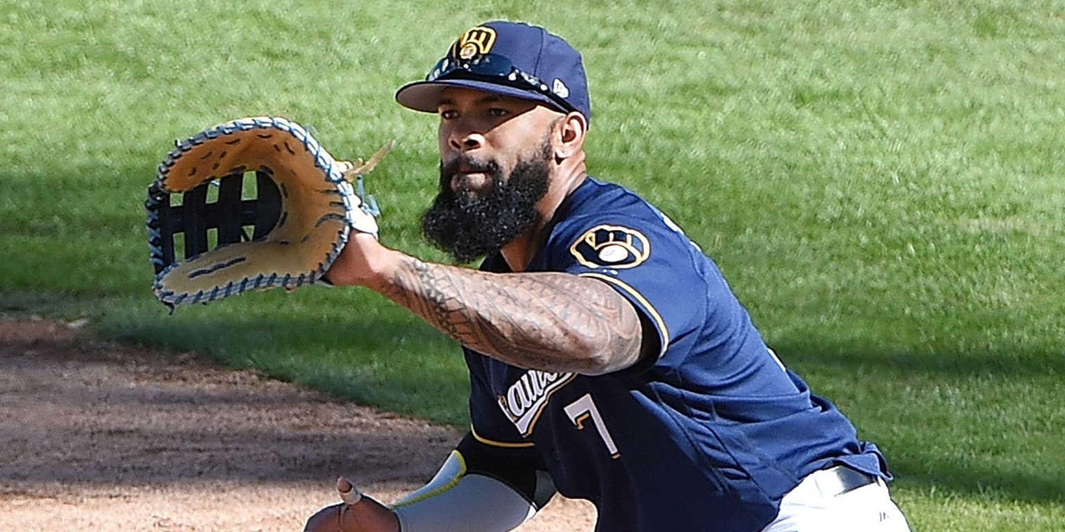 Brewers pleased with Eric Thames this spring