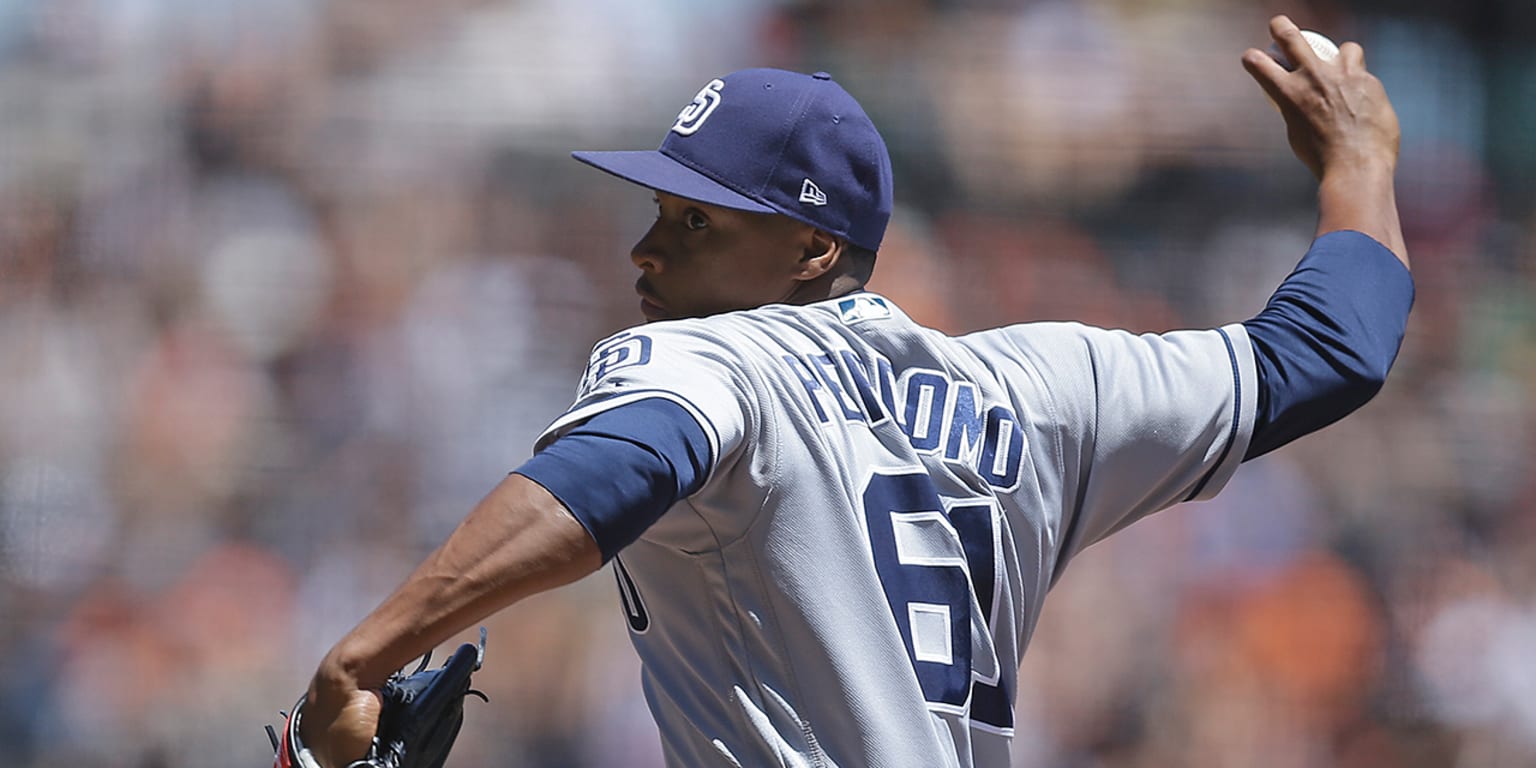 Padres Luis Perdomo hits 3rd triple of season