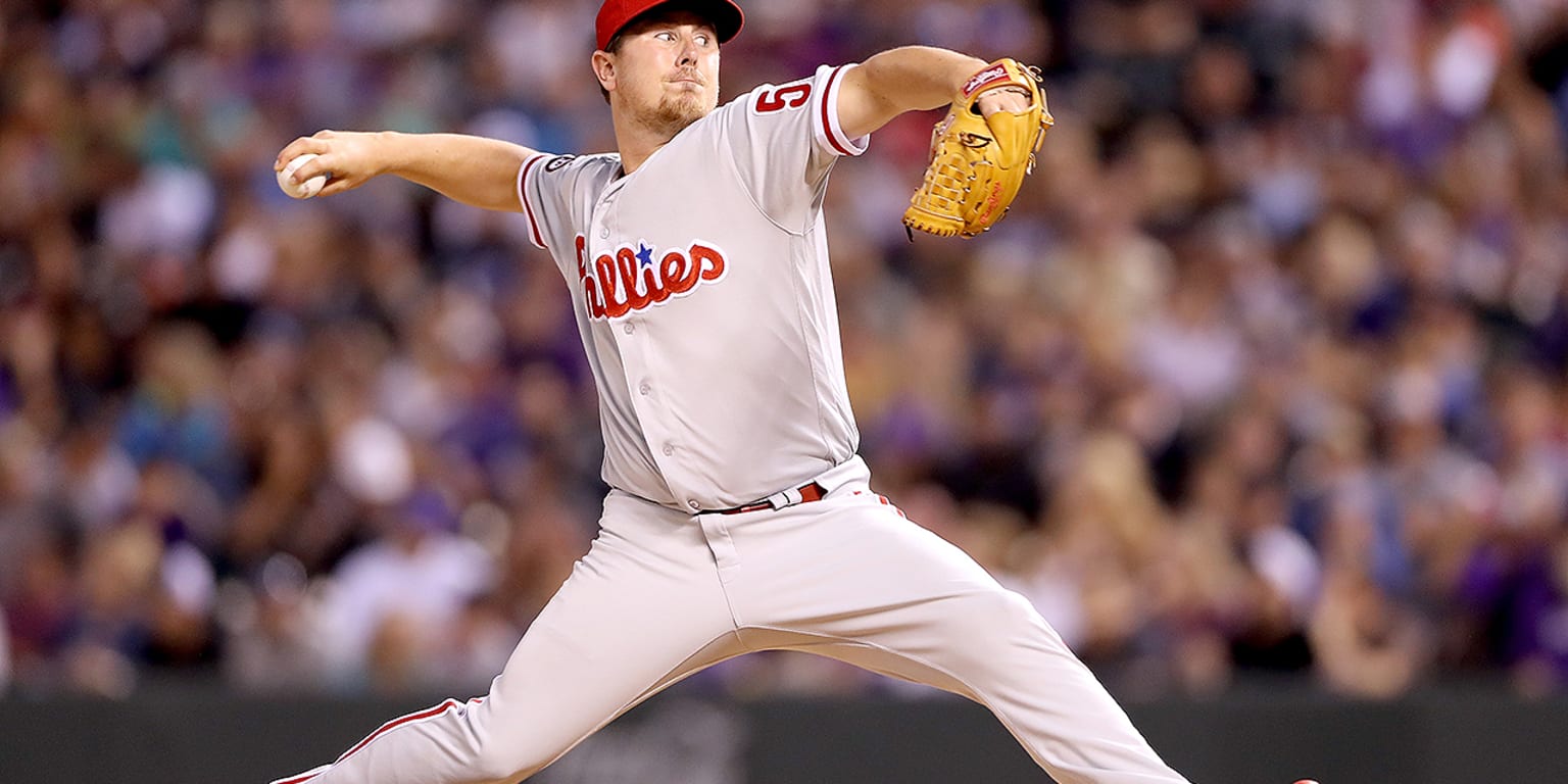 Phillies' Mark Leiter strikes out 9 in relief