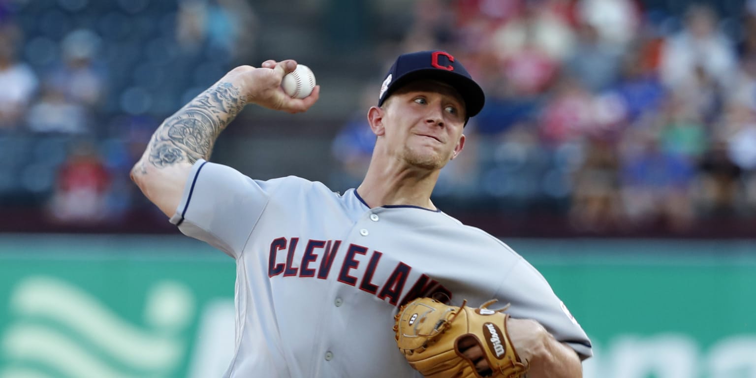 Zach Plesac dominates Rangers