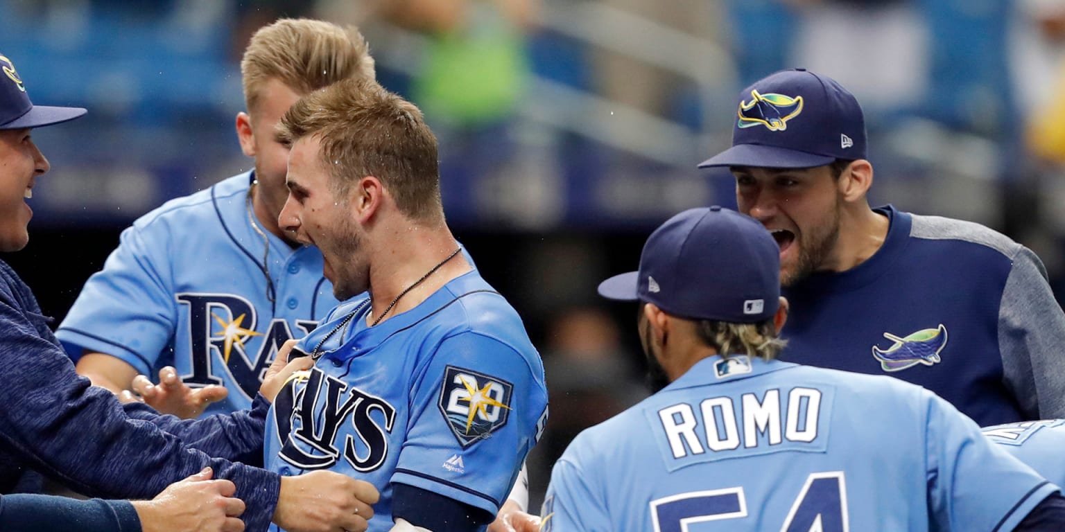Rays Daniel Robertson win with walk-off slam