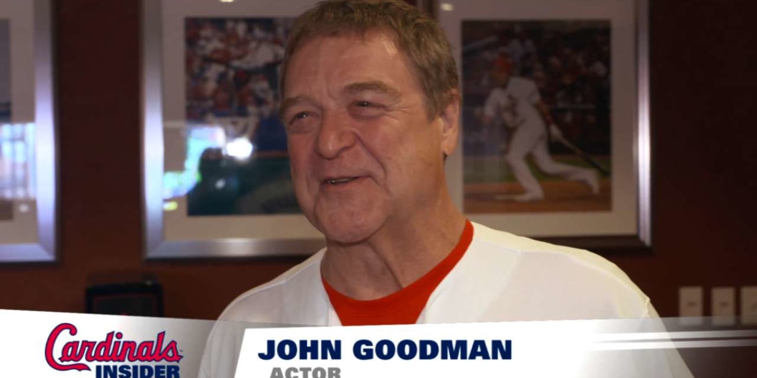 The Cardinals had a John Goodman Night and the man himself threw the ...