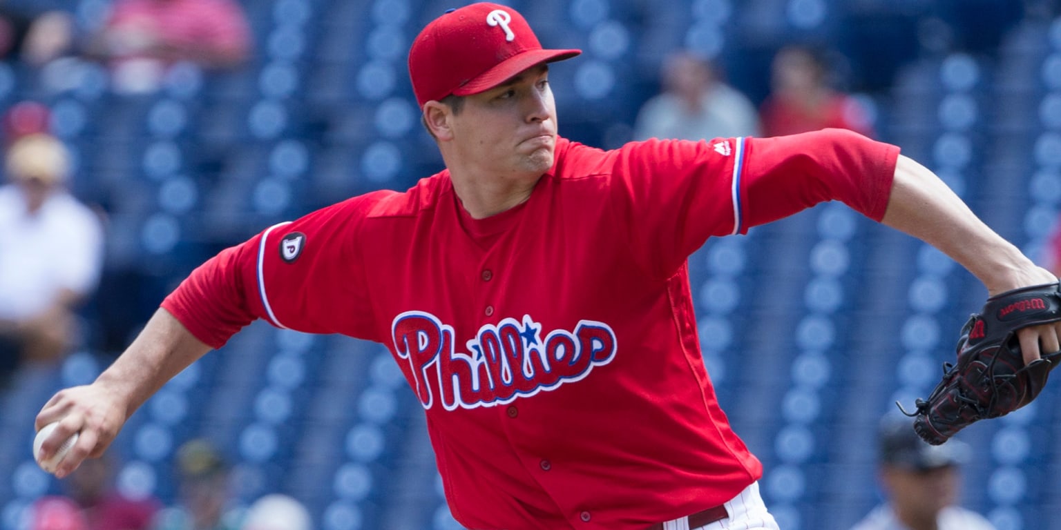 Phillies' Jerad Eickhoff leaves start early