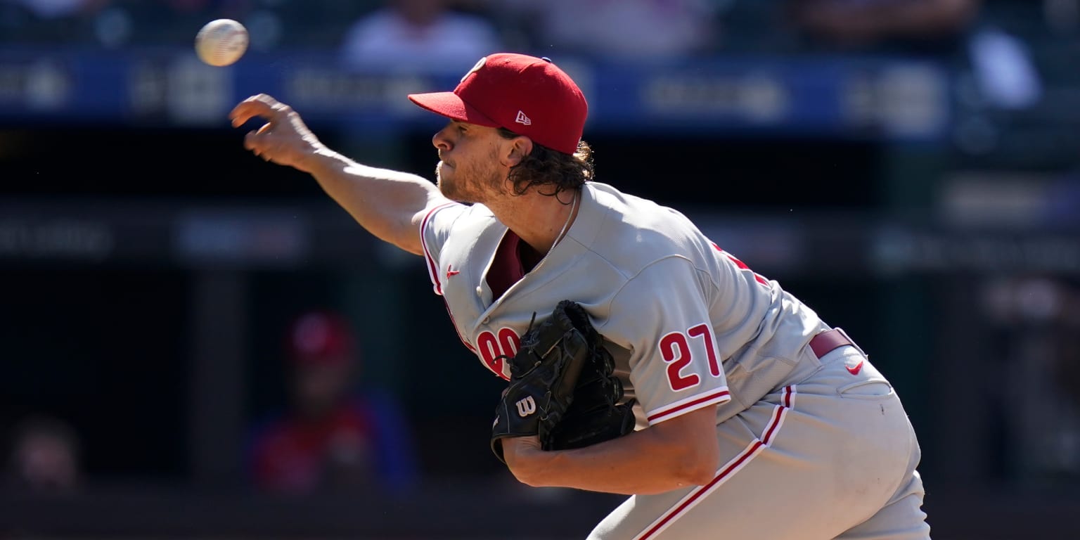 Aaron Nola ties consecutive strikeouts record