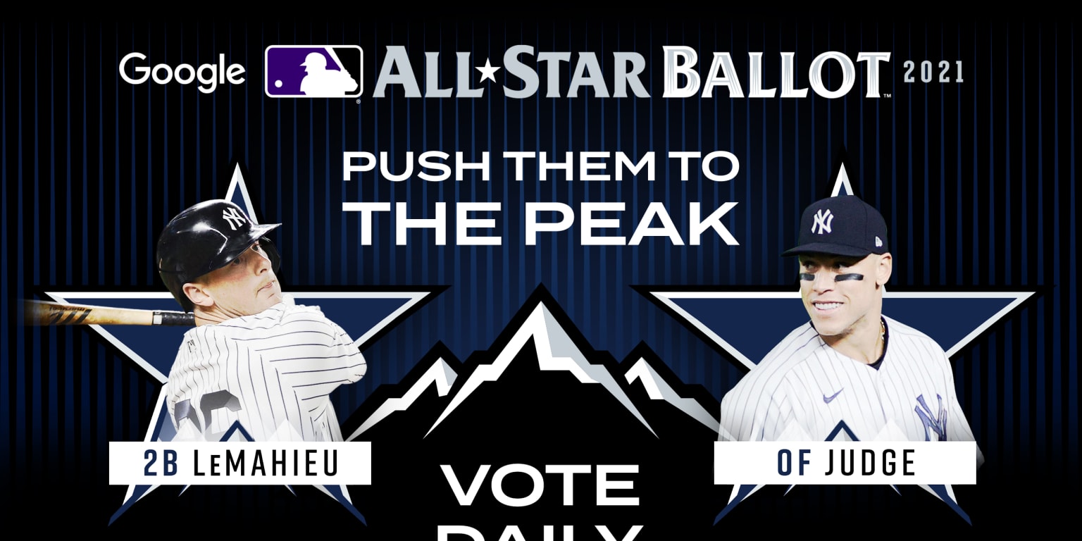 Yankees 2021 All-Star ballot finalists Yankees 2021 All-Star ballot finalists