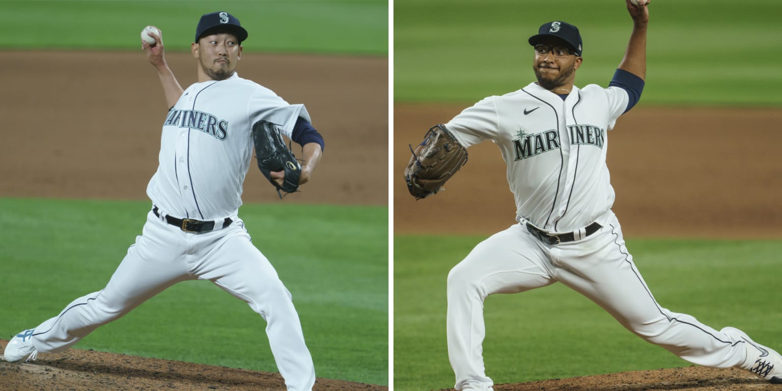 Yoshihisa Hirano, Aaron Fletcher in Mariners' bullpen