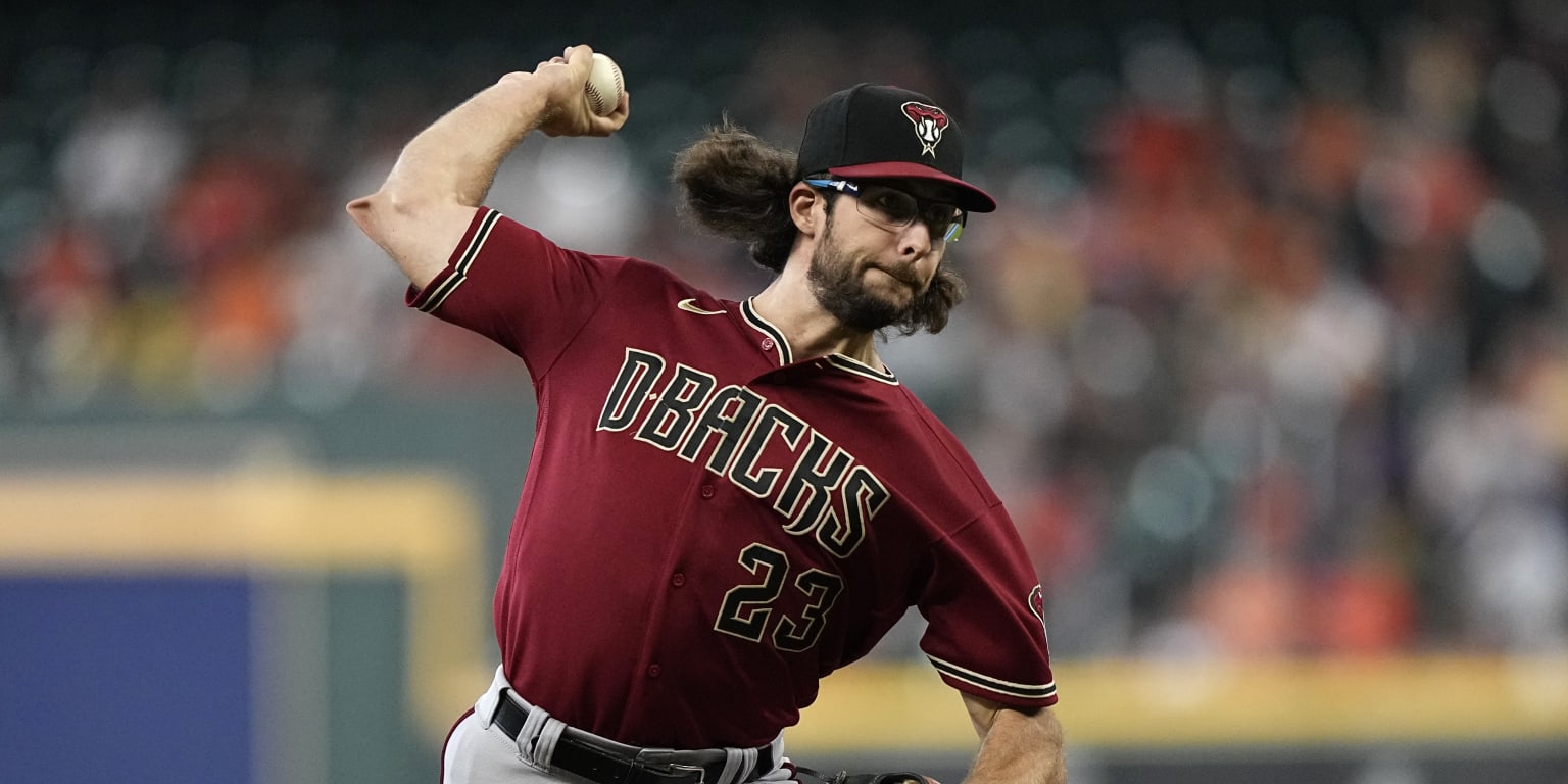 Zac Gallen throws first spring 2022 bullpen session
