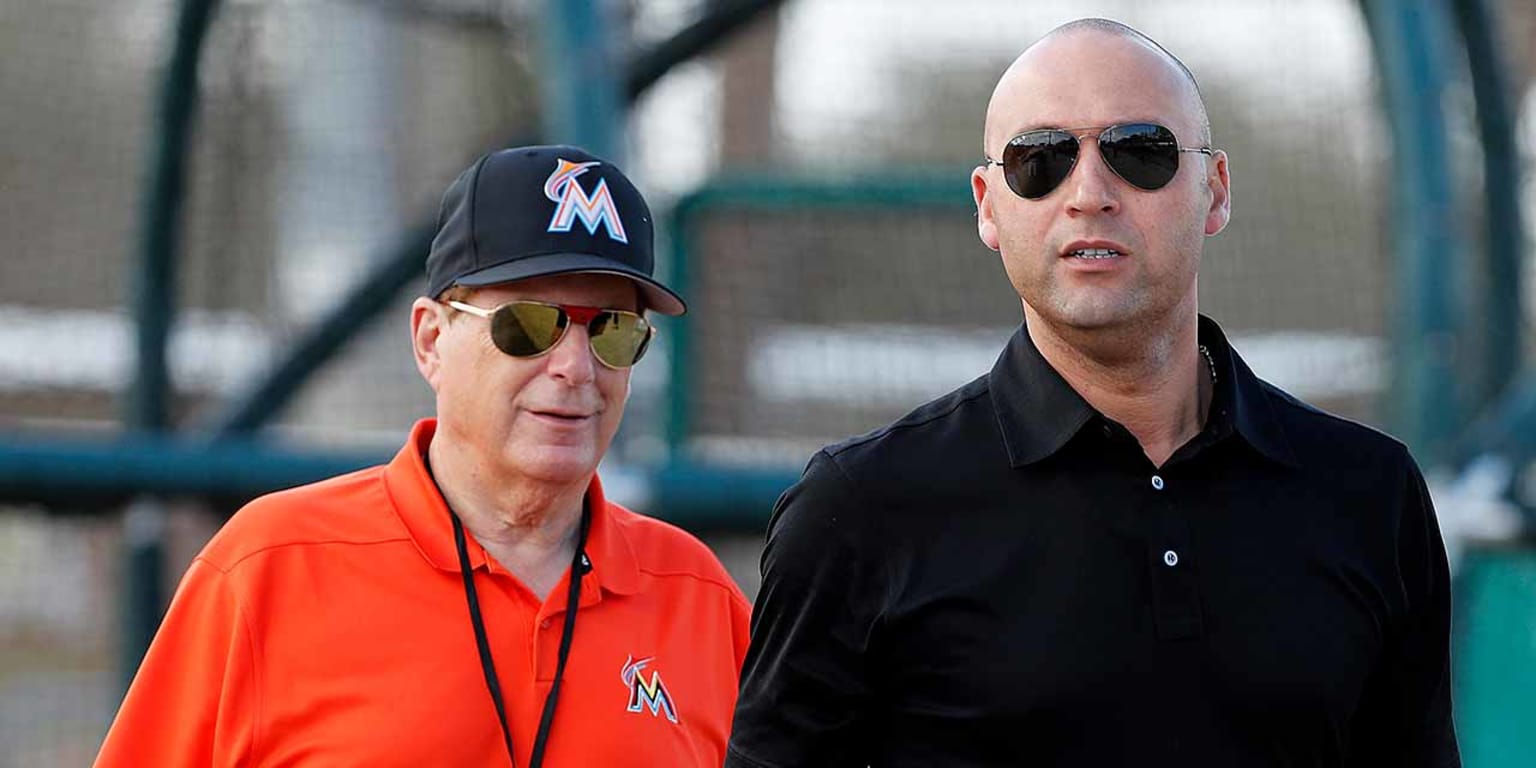 Marlins' Bruce Sherman, Derek Jeter turn focus