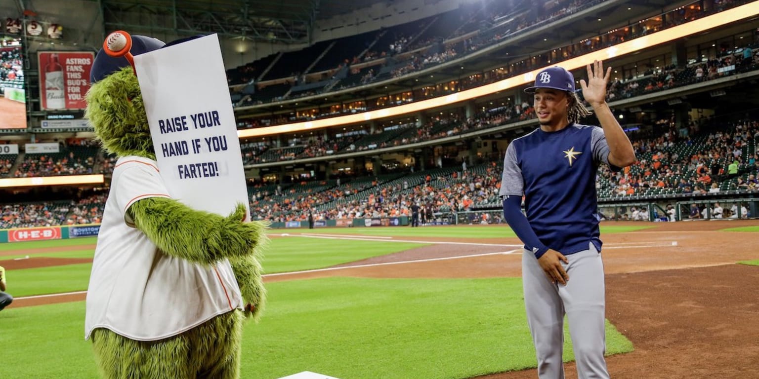 The Astros are seeking a mascot handler, and Chris Archer is the man ...
