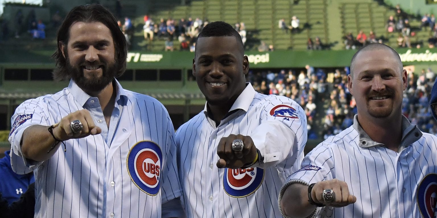 Three former Cubs given World Series rings