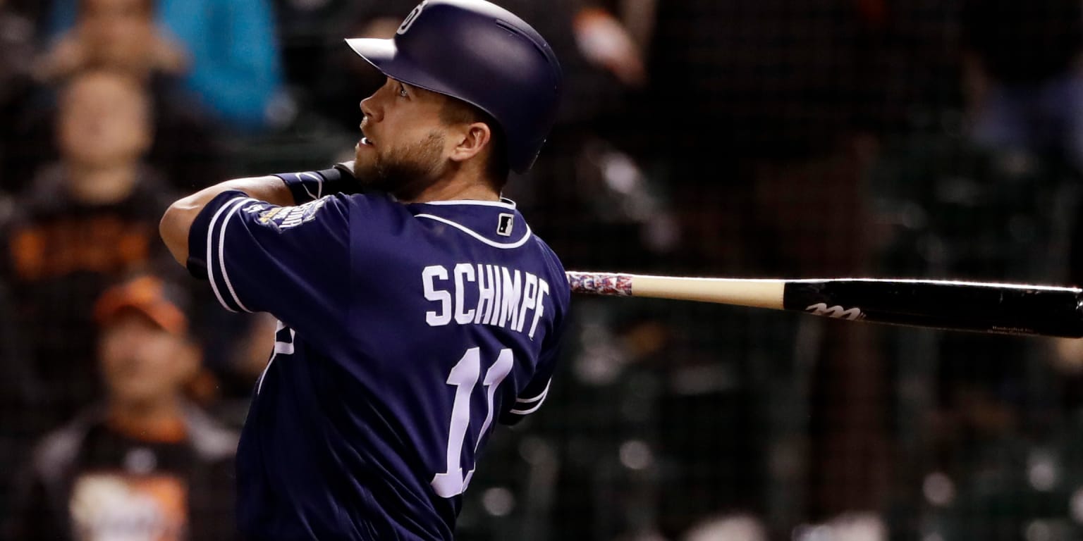 Padres' Ryan Schimpf combines power, patience