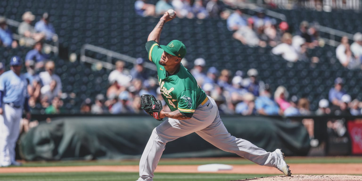 Frankie Montas looks sharp in spring debut