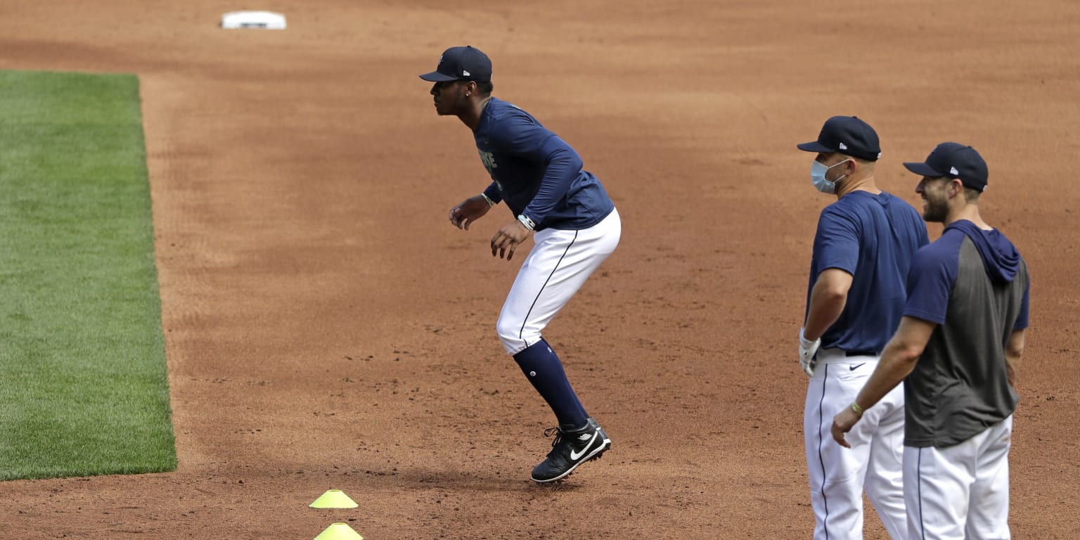Kyle Lewis in great shape at Mariners Summer Camp