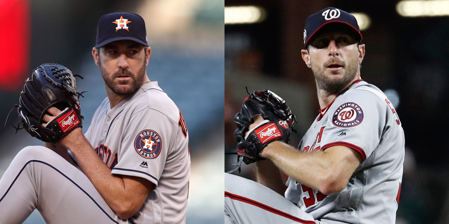 Justin Verlander Max Scherzer May top pitchers