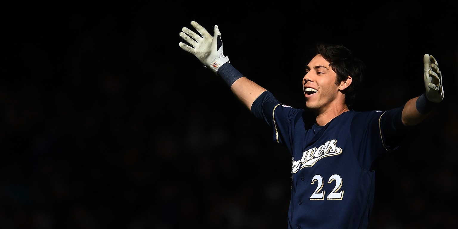 Christian Yelich designed his own baseball bat | MLB.com