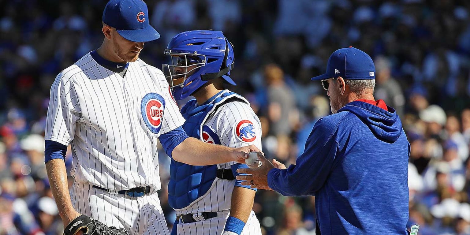 Cubs' Mike Montgomery has rare rough start