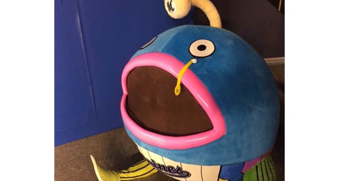 Please observe the new fish mascot in the Nippon Professional Baseball ...