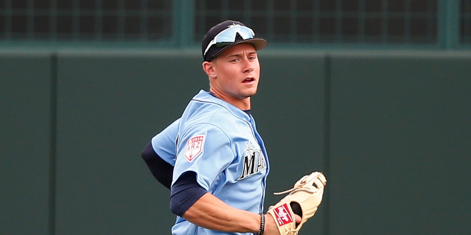 Jarred Kelenic at Mariners camp after trade