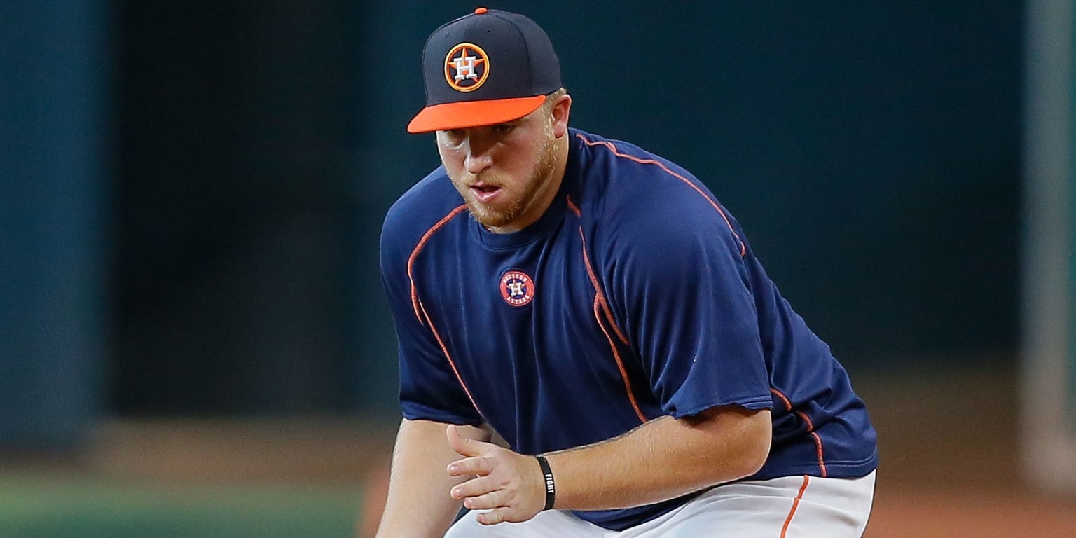 Astros' AJ Reed looks to impress at first base