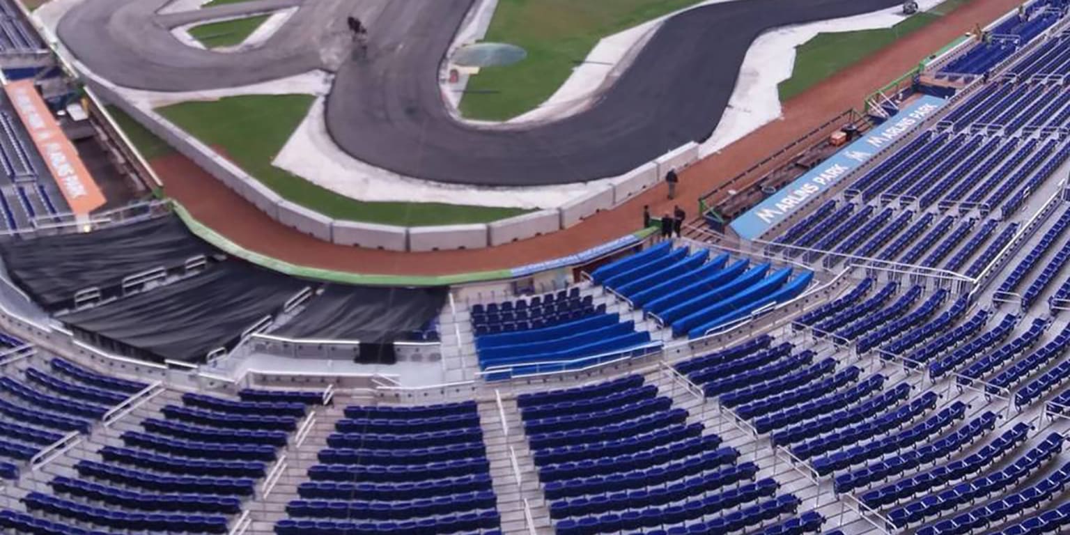 Marlins Park is well on its way to becoming a pretty sweet racetrack ...