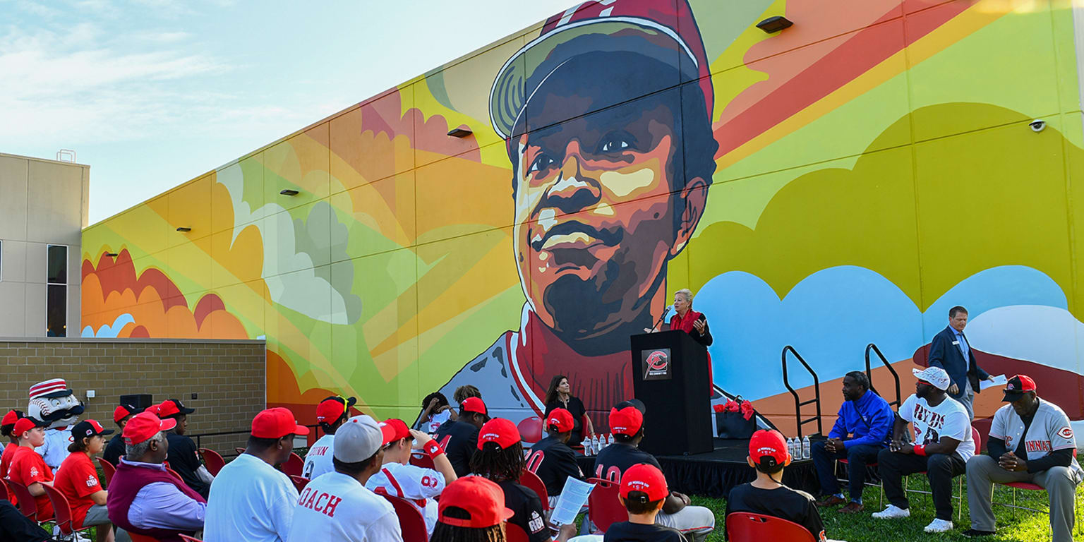 Press release: Joe Morgan mural dedicated at the Reds Youth Academy