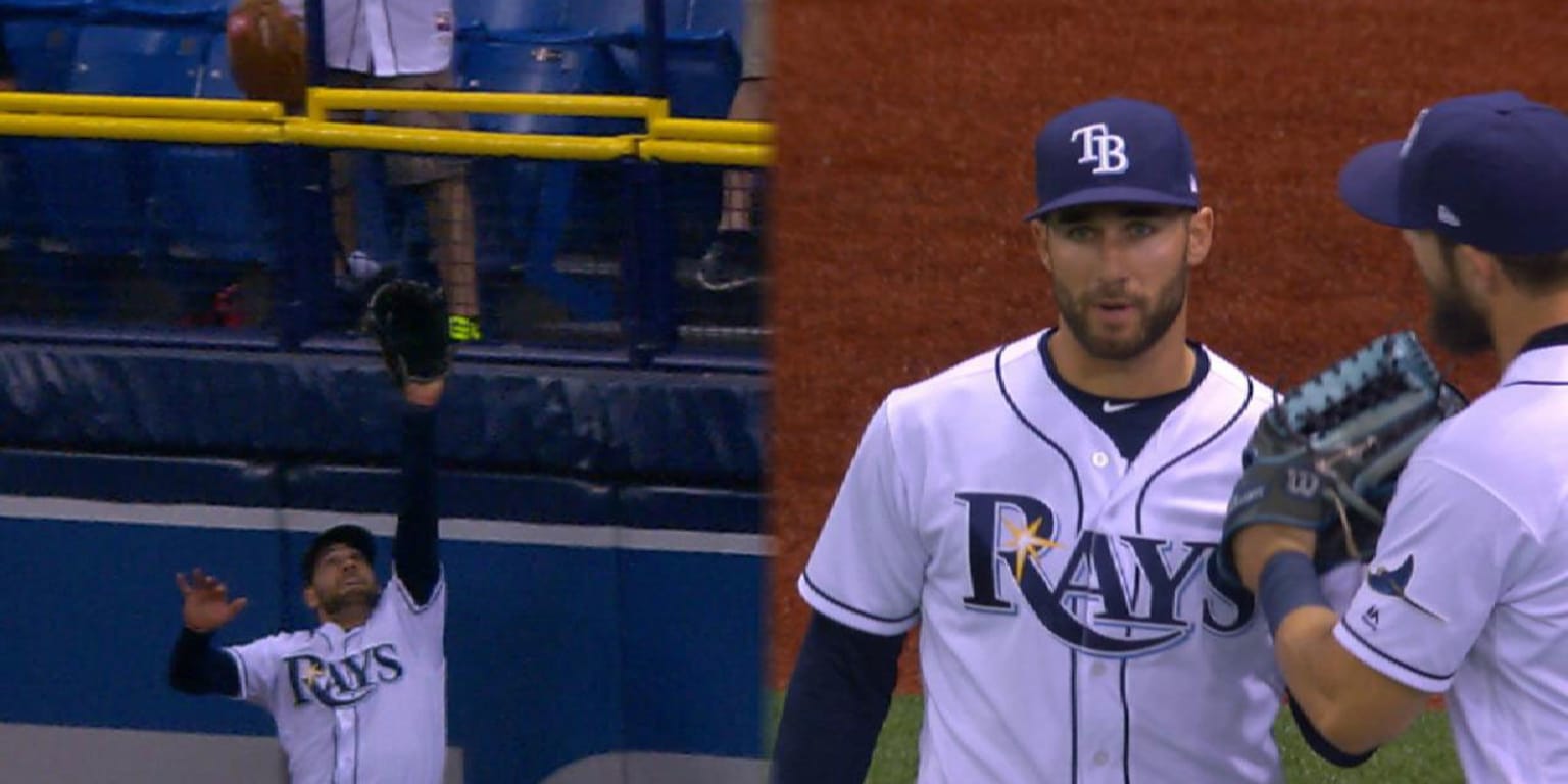 Rays Kevin Kiermaier makes great catch