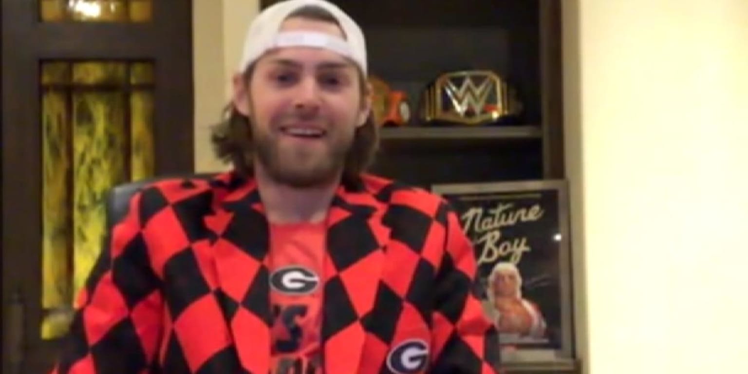 Josh Reddick has his checkerboard Georgia Bulldogs suit ready for the ...