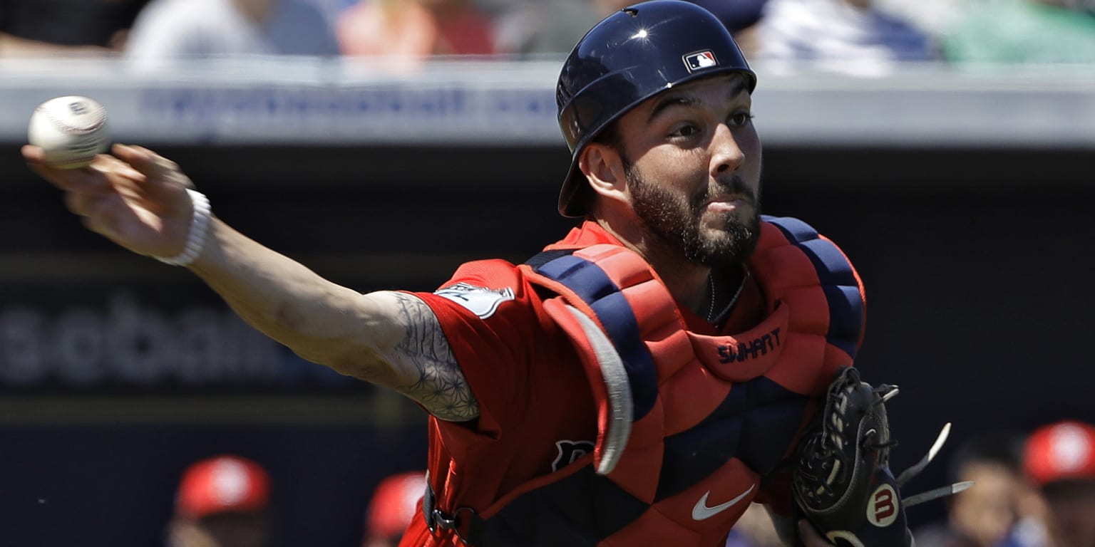 Blake Swihart back behind plate for Red Sox