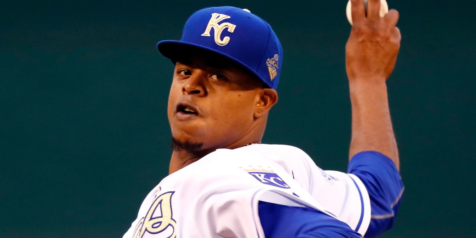 Edinson Volquez in control against Braves