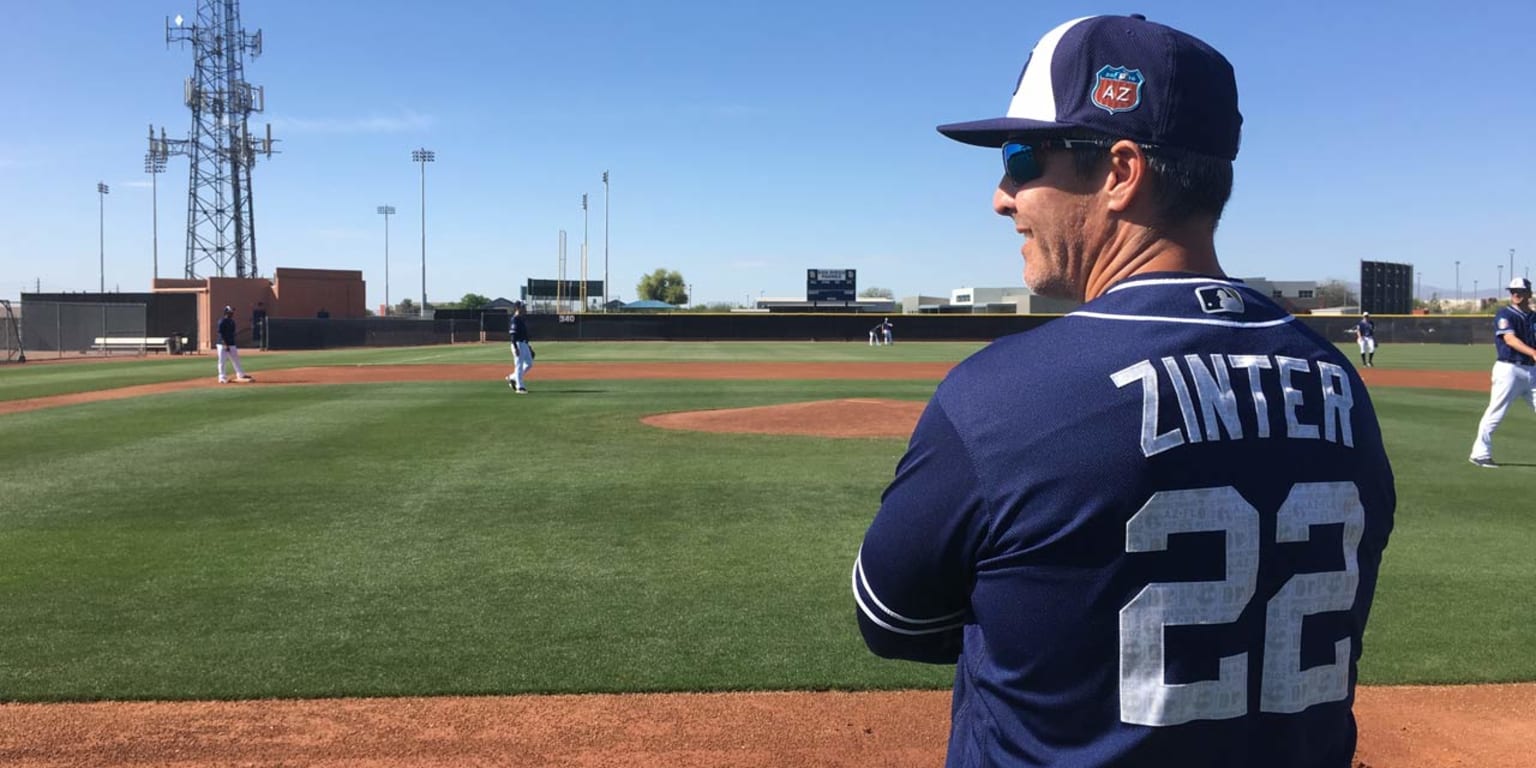 Padres' hitting coach Alan Zinter inspires