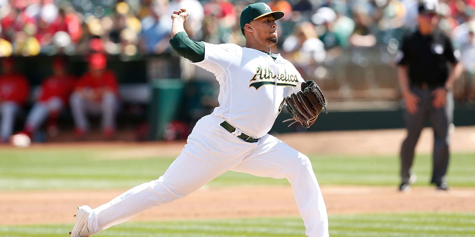 Frankie Montas impressive as A's win series