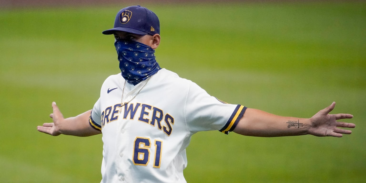 Mark Mathias first Major League experience Brewers