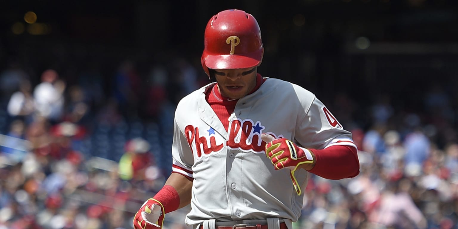 Cesar Hernandez reaches base four times