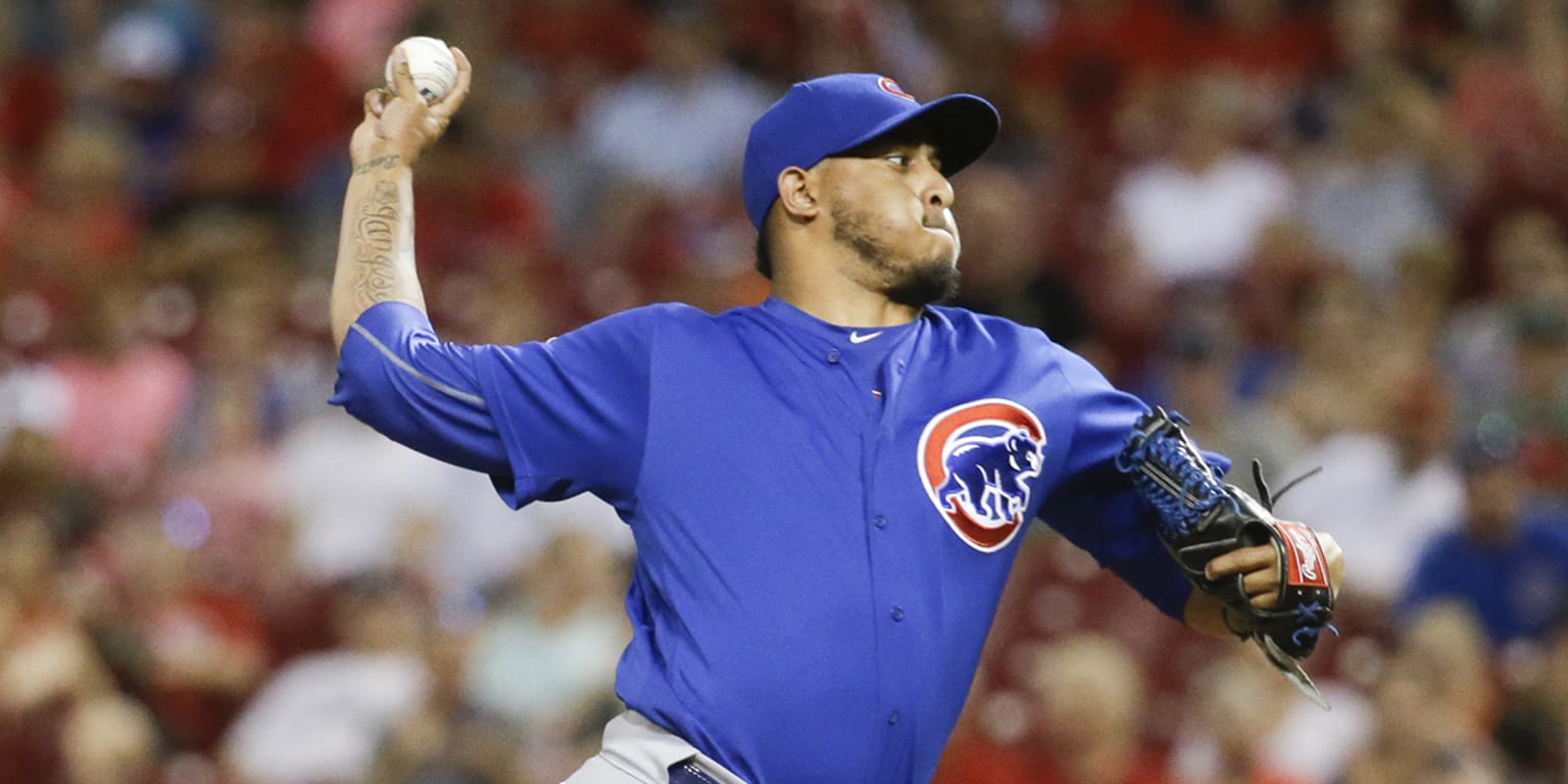 Hector Rondon resting sore right triceps