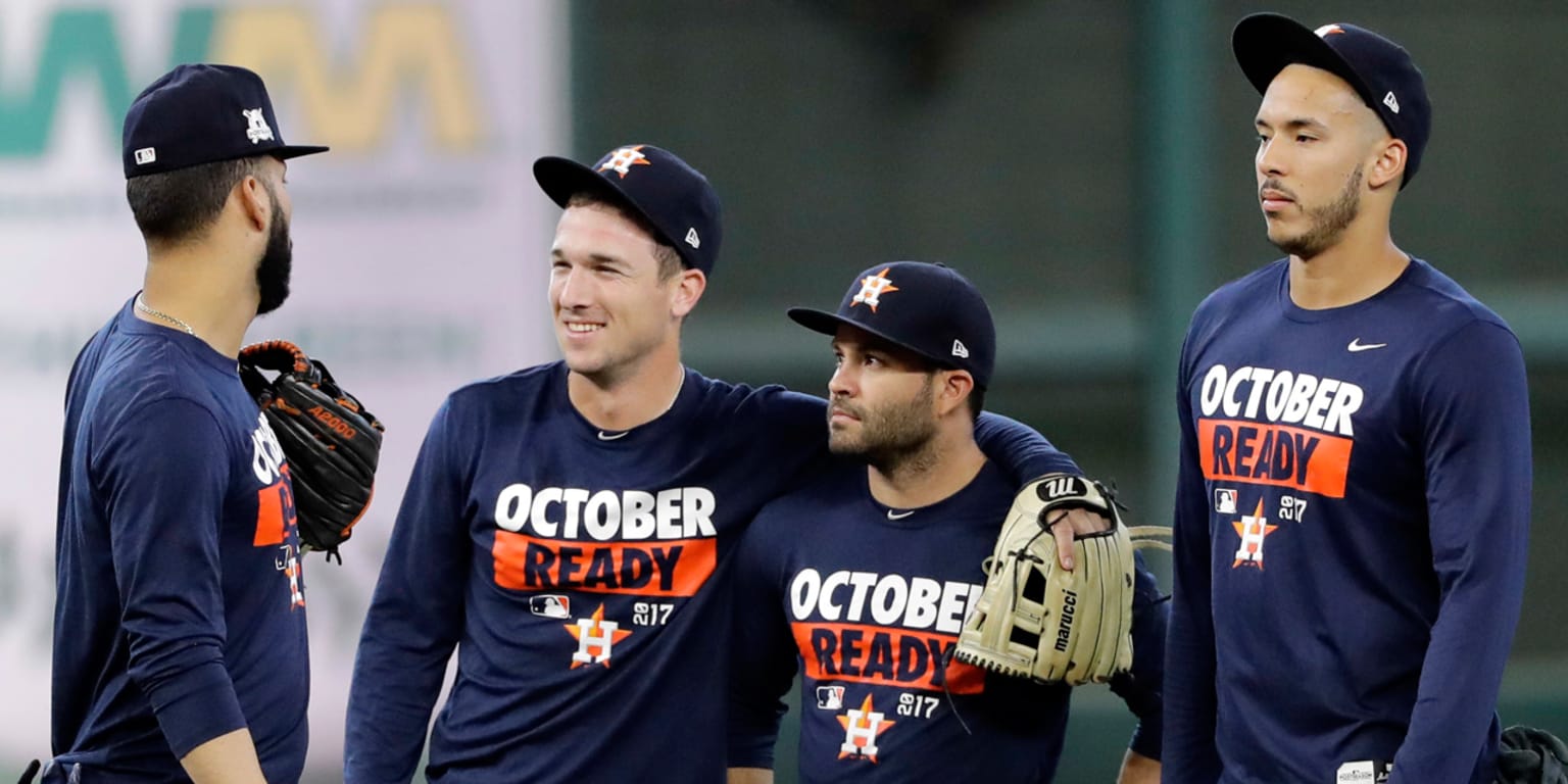 Astros set AL Division Series roster