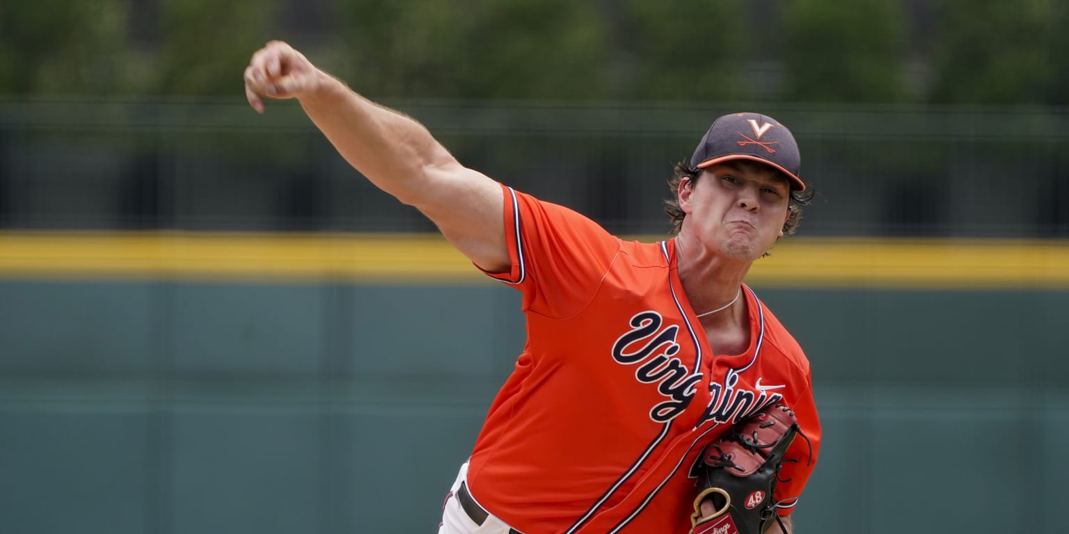 Virginia's Mike Vasil strikes out eight