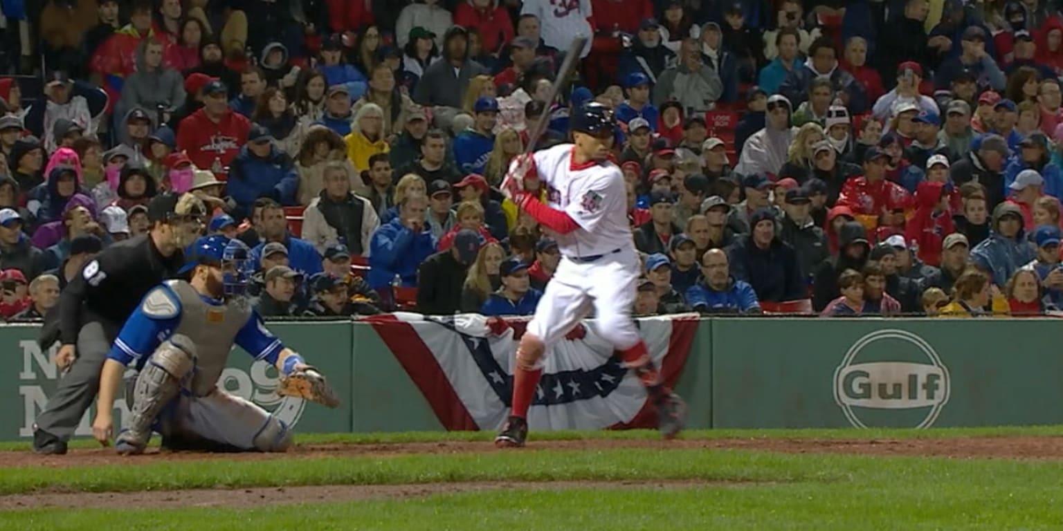 Mookie Betts doubled on a check swing because that's the kind of season ...
