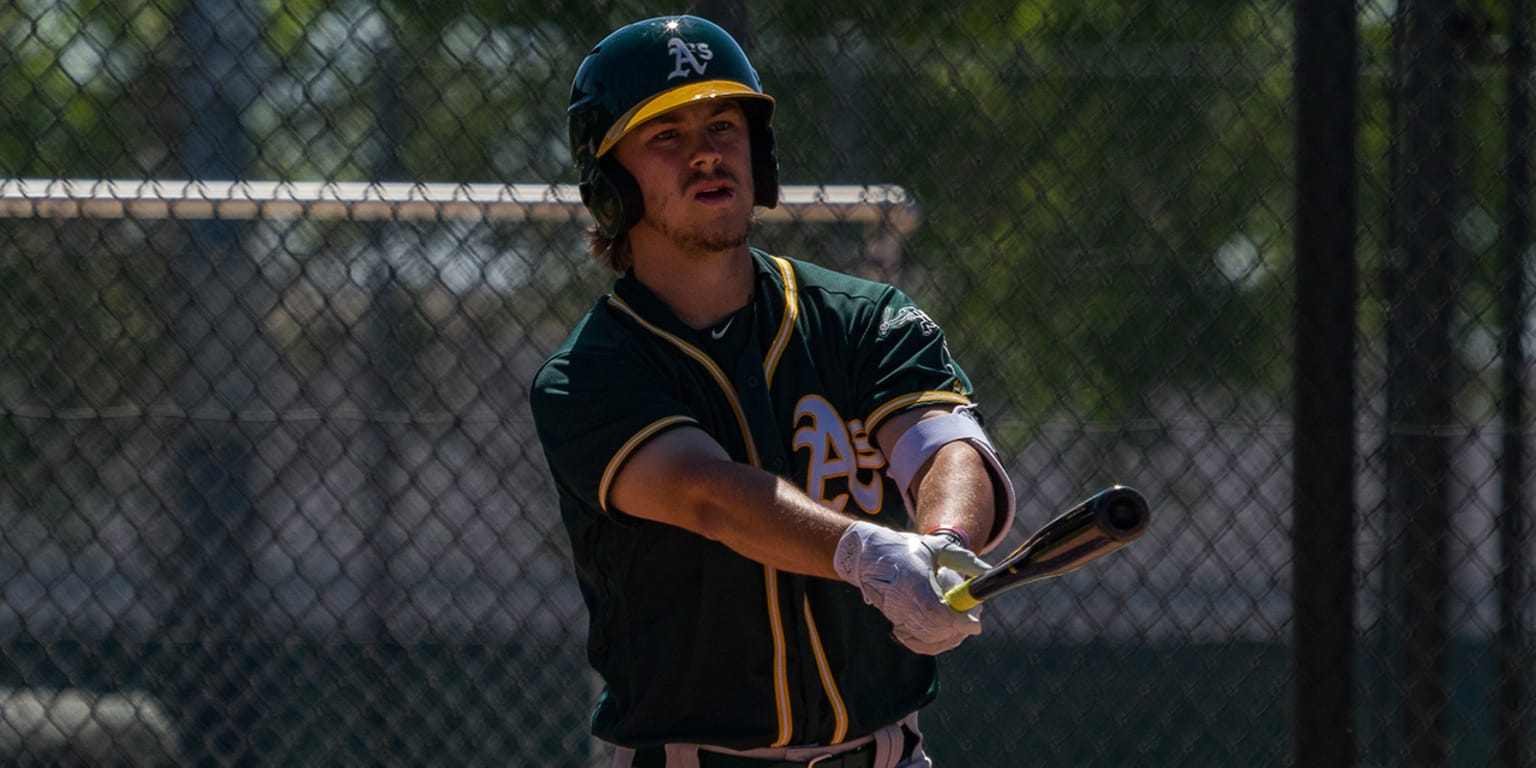 Austin Beck adjusting swing, plate discipline