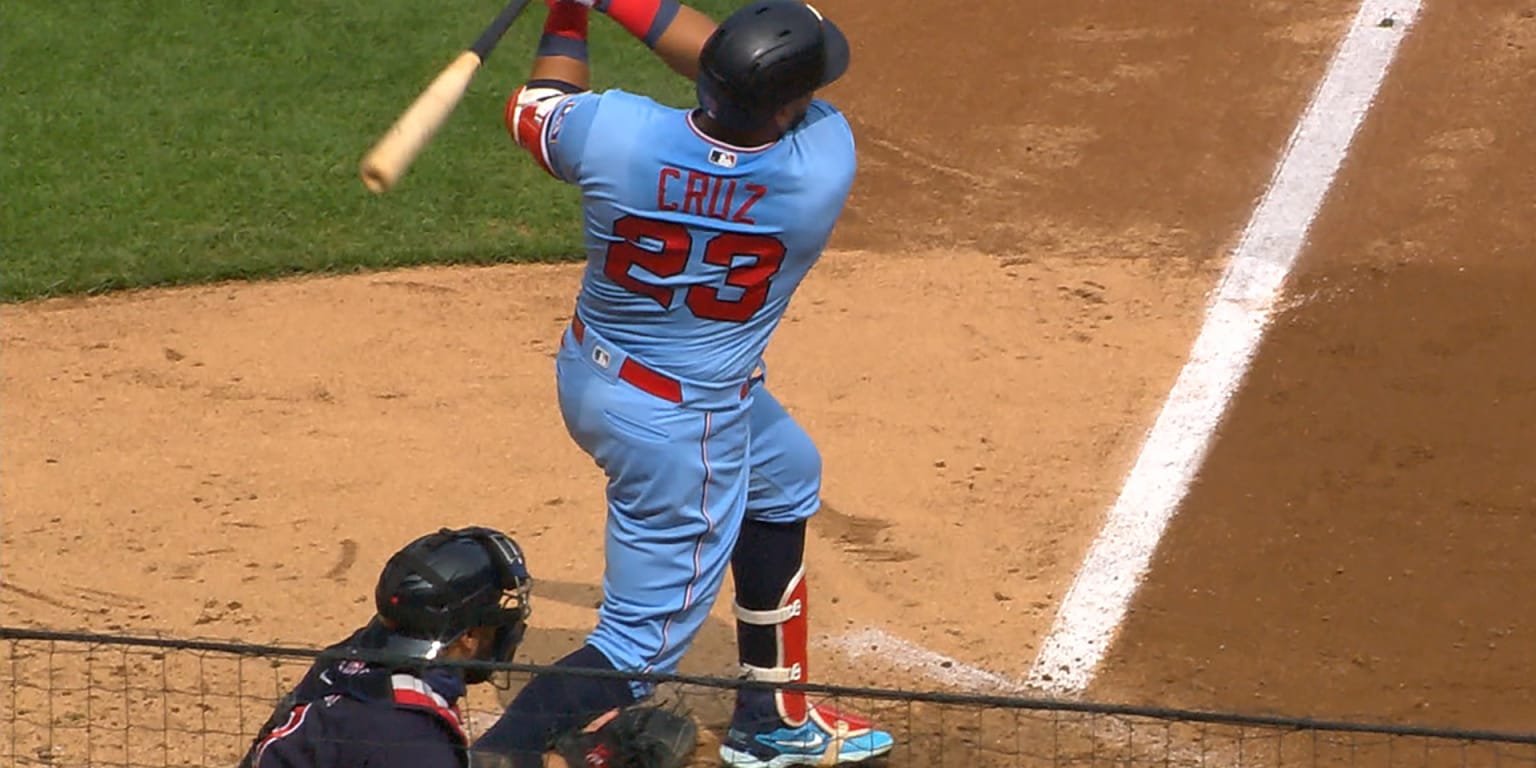 Cruz llega a 16 HR y Twins barren la serie