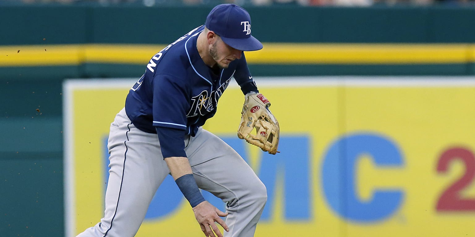 Rays' Daniel Robertson commits two errors