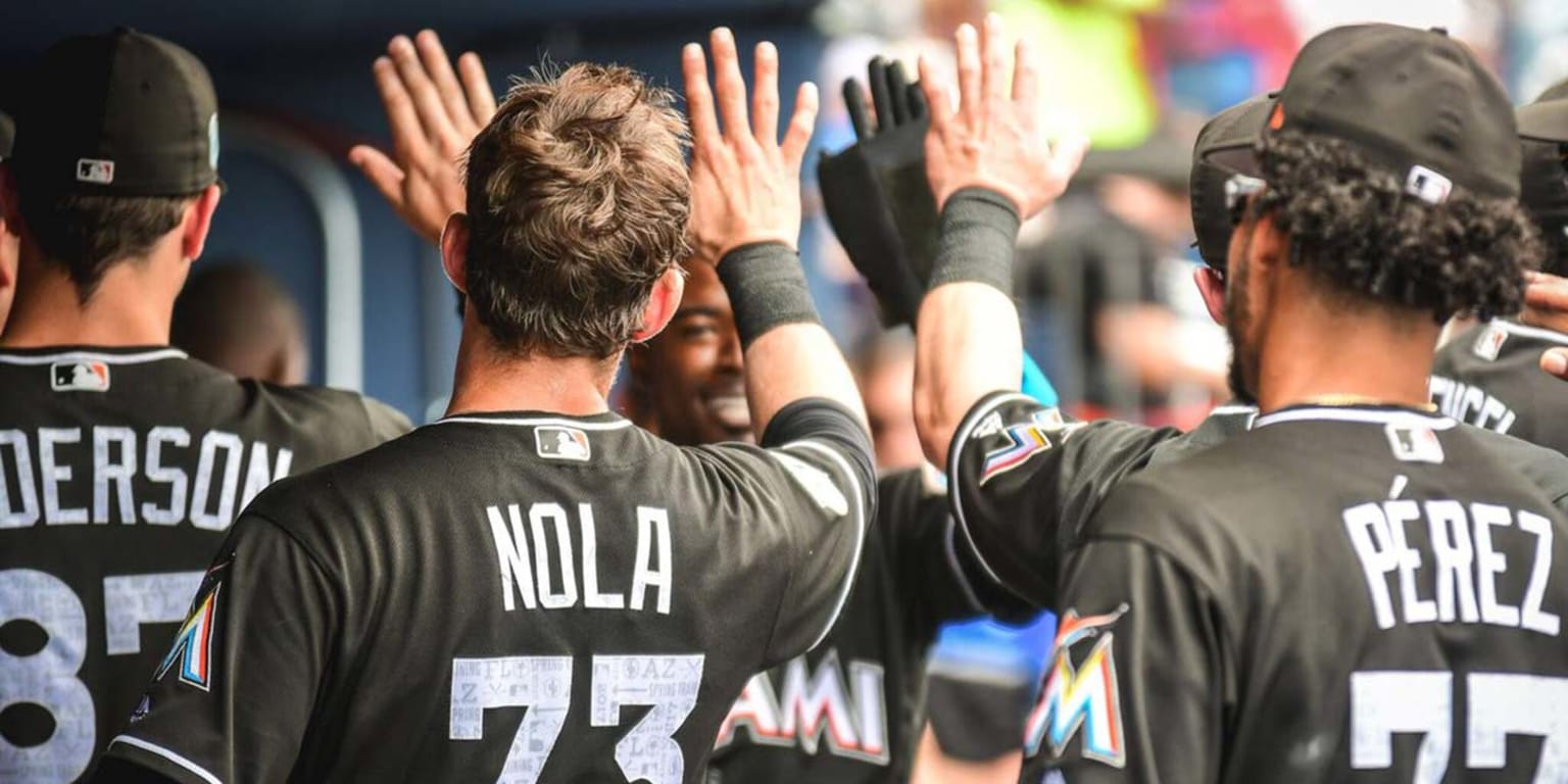 Marlins Miguel Rojas drives in 4 vs. Astros