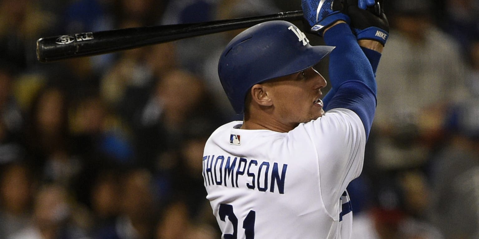 Trayce Thompson learns from Dodgers teammates