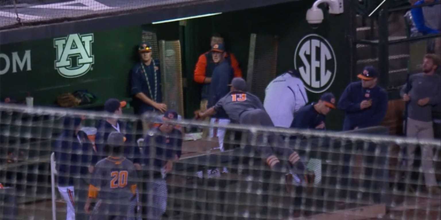 Top-rated draft prospect Nick Senzel dove into the dugout to make an ...