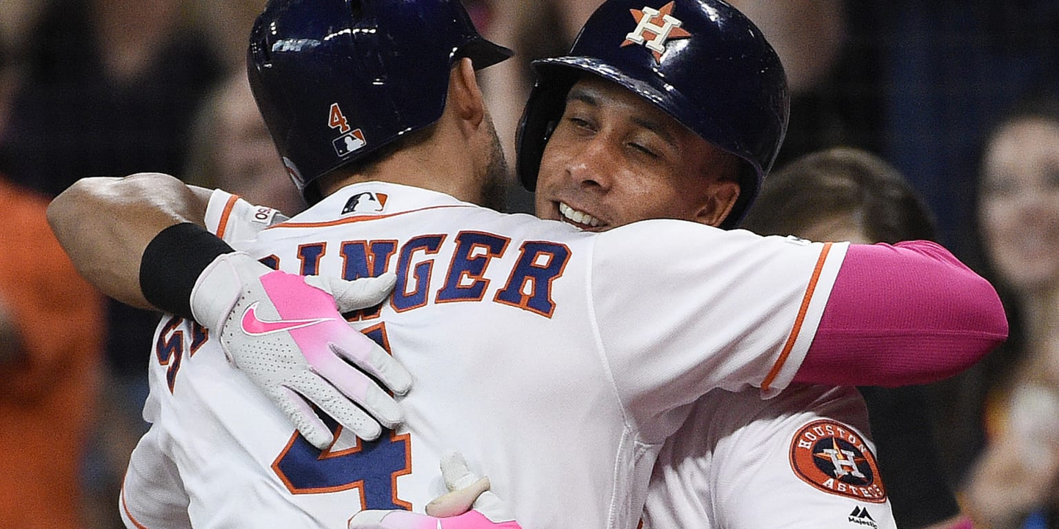 George Springer hits his 29th leadoff home run