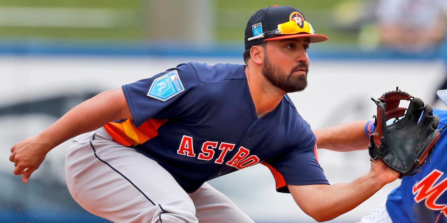 Astros Jack Mayfield enjoying first camp