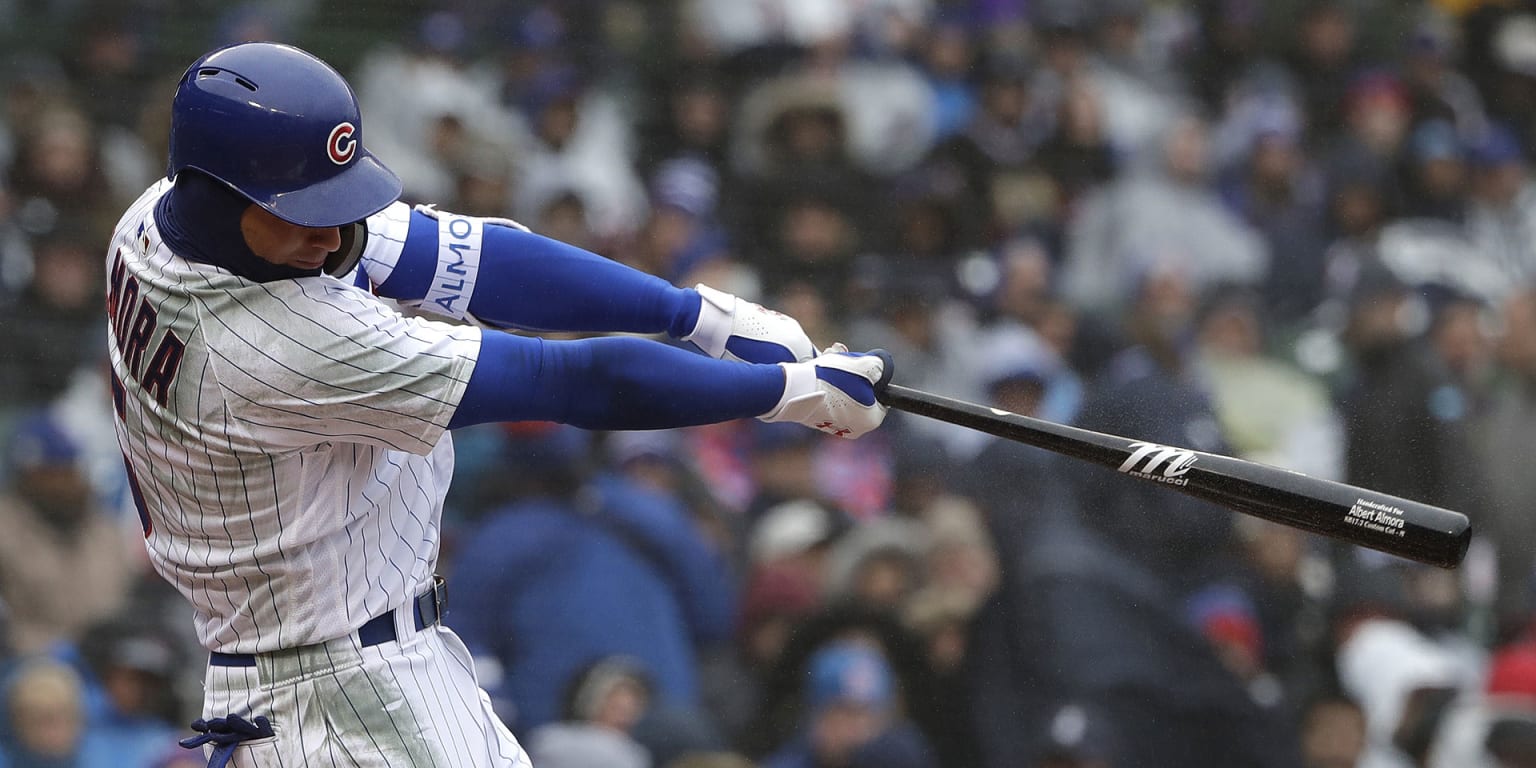 Albert Almora Jr. hits first homer of season